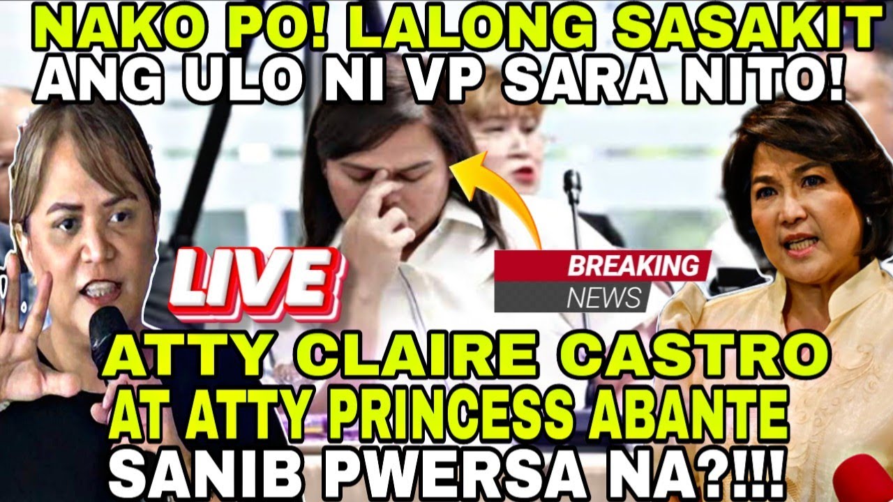 ATTY PRINCESS ABANTE HINDI SASANTUHIN SI VP SARA DUTERTE?!!! - YouTube