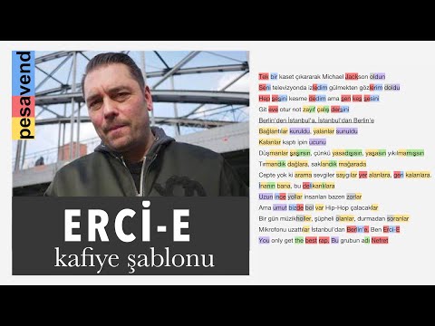 Erci-E - 2. Şok - Nefret - Sözler & Kafiye Şablonu