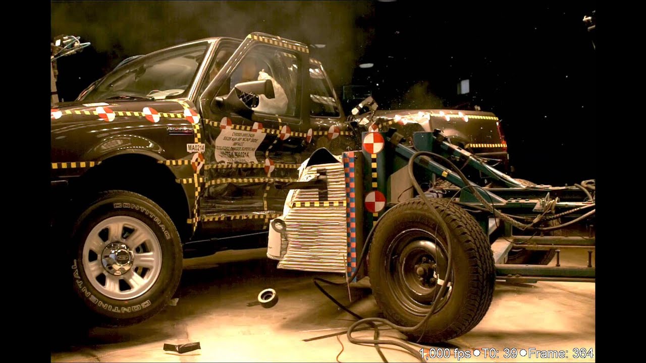 Ford Ranger Crash Test (Side Impact) 7 - YouTube