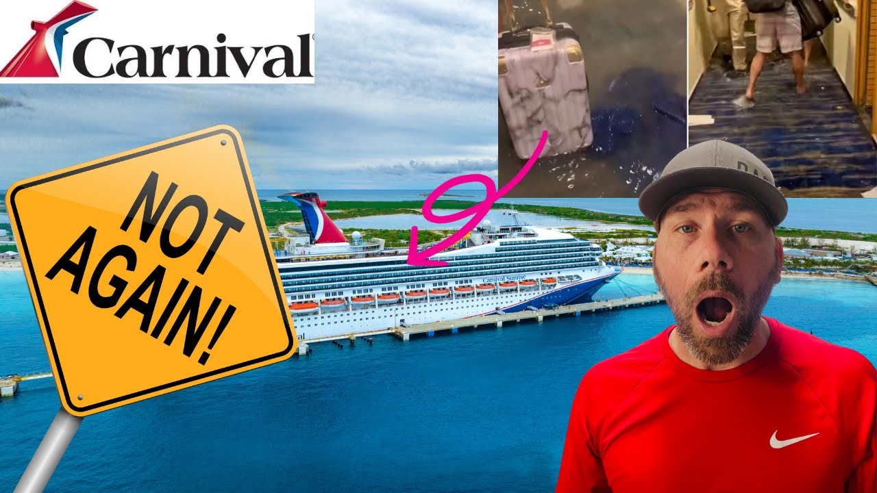Carnival Cruise FLOODS! Passengers DISPLACED! Carnival Sunrise! - YouTube