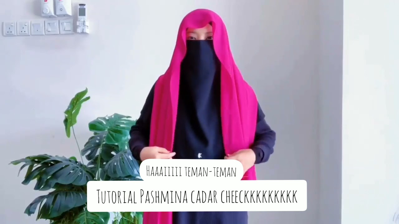 Tutorial Pashmina bercadar menggunakan kacamata - YouTube