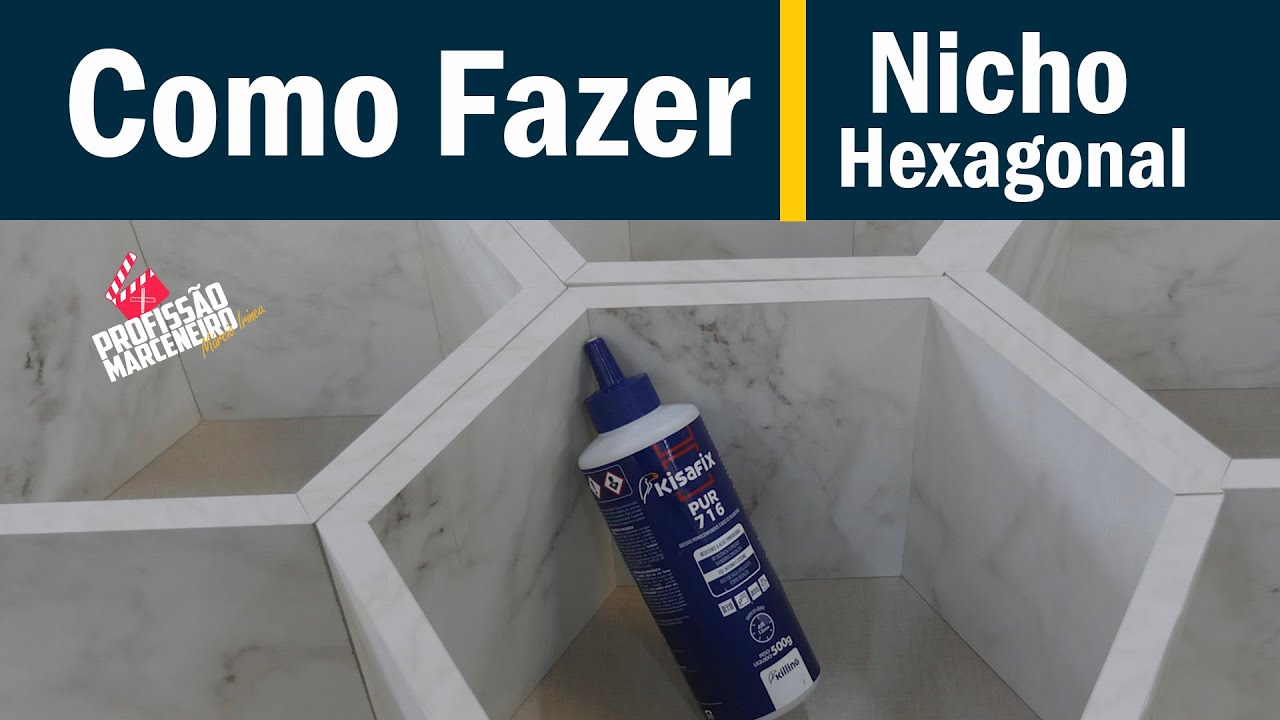 Como Fazer um Nicho Hexagonal - YouTube