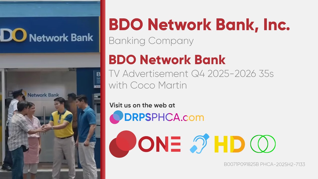 BDO Network Bank TV Ad Q4 2025-2026 35s with Coco Martin (Philippines ...
