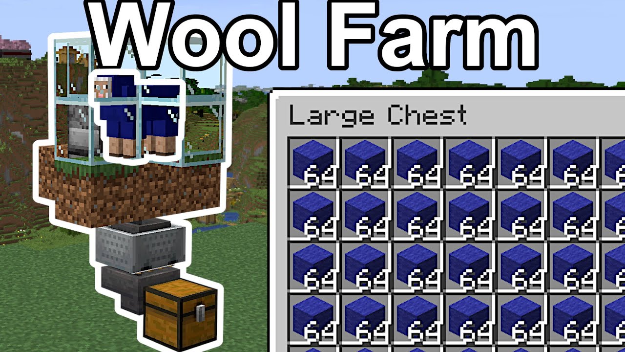 Wool Farm | Sheep Farm | Minecraft 1.20 - YouTube