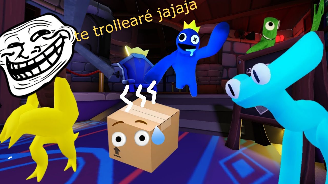 JUEGO RAINBOW FRIENDS NIVEL GOD (sale mal) - YouTube