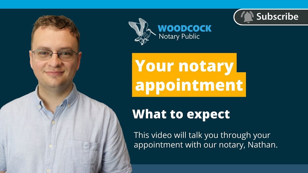 What to expect from your Notary appointment. - YouTube