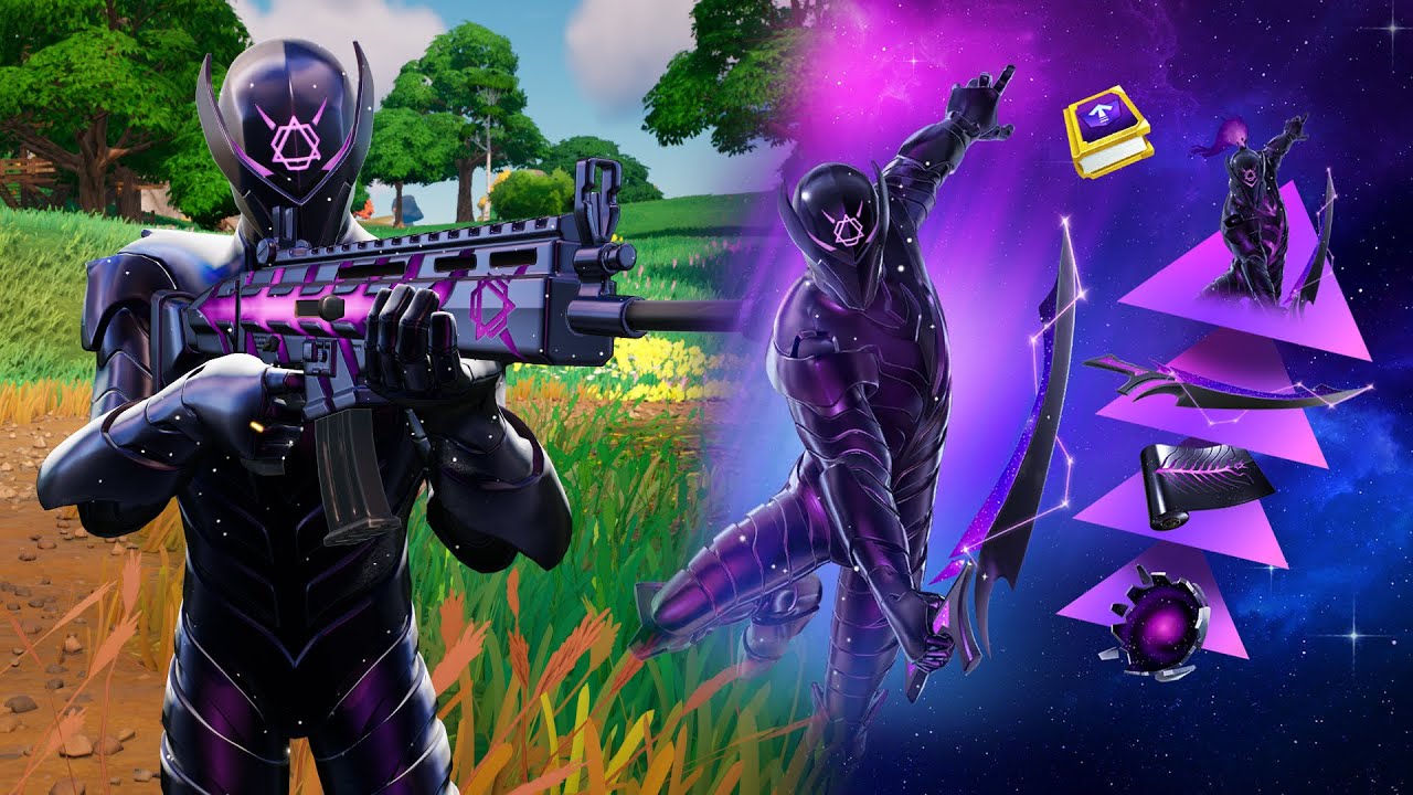 PRÉSENTATION ET GAMEPLAY DU SKIN CHEVALIER GALAXY (AXION SENTINEL) PACK ...