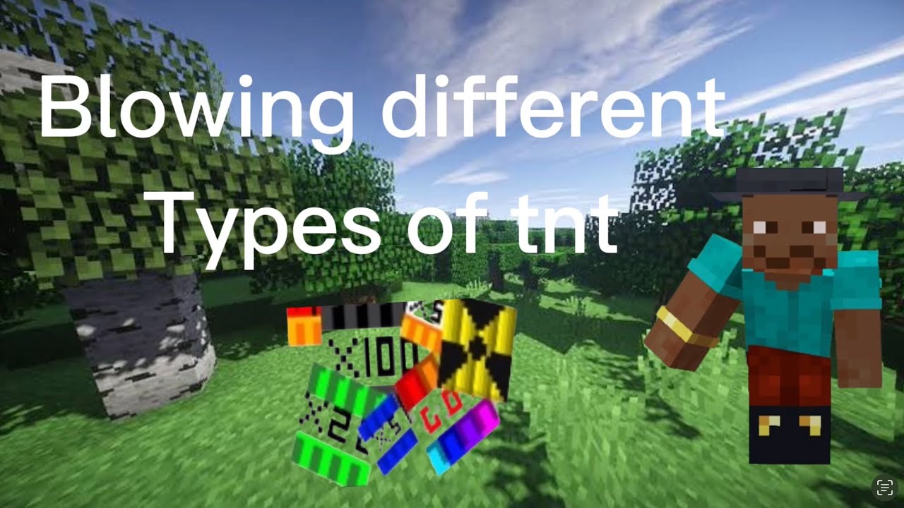 Blowing different types of tnt - YouTube