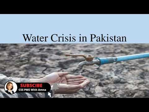 Water crisis in Pakistan| Pakistan's Water Issue| Current Affairs - YouTube