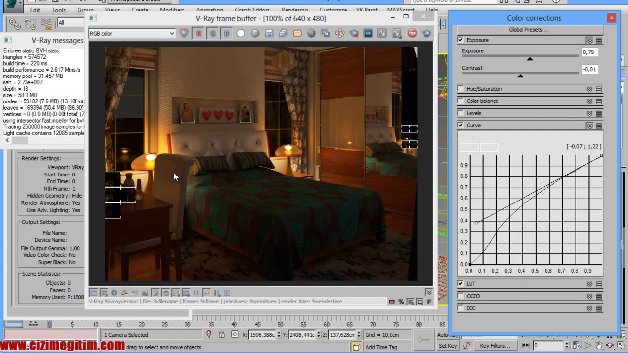 Vray plane light ekleme-19.bölüm 5.ders - YouTube