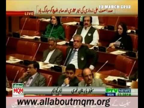 MQM Senator Babar Ghauri congratulate newly elected Chairman & Deputy ...
