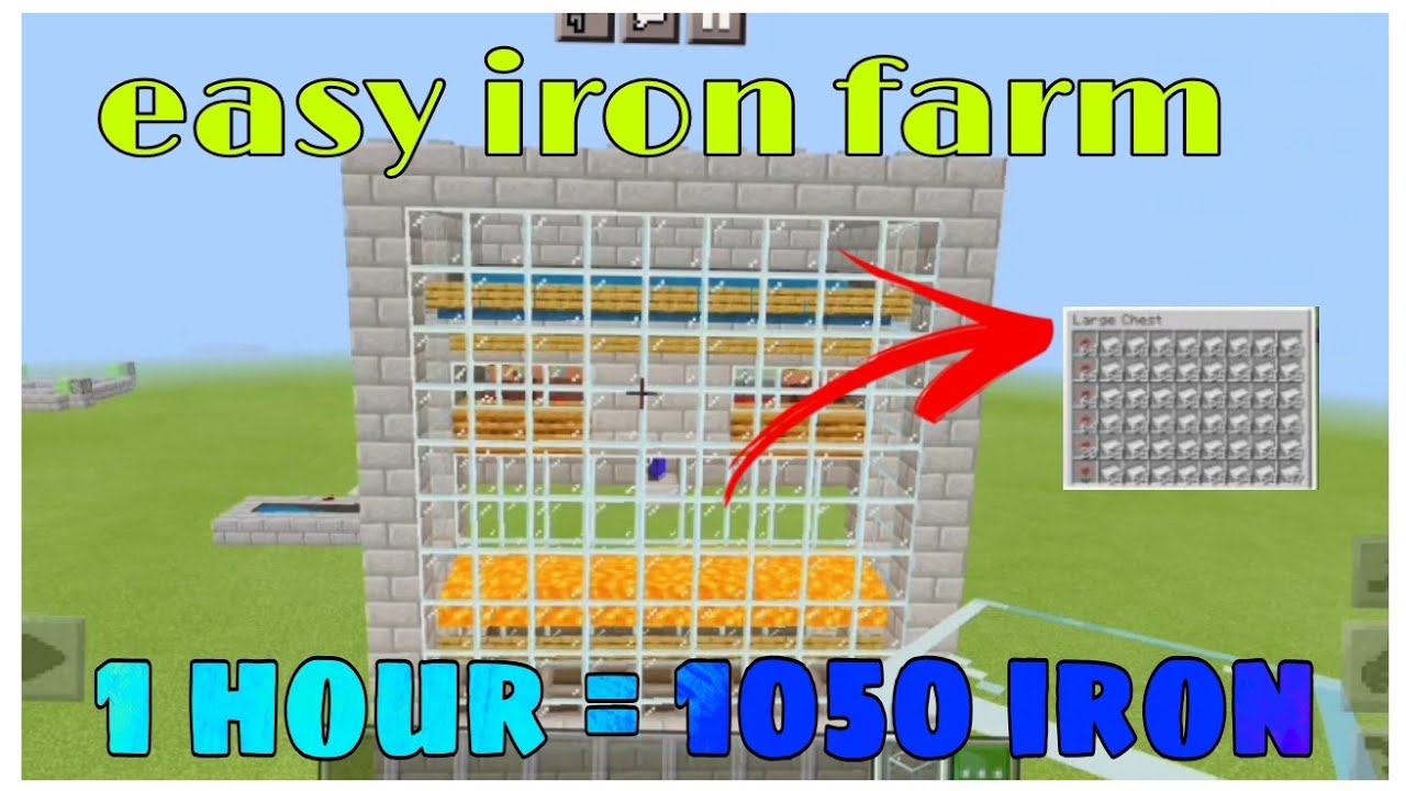 How To Make A Easy Iron Farm In Minecraft YouTube how-to-make-a-easy-iron-farm-in-minecraft-youtube