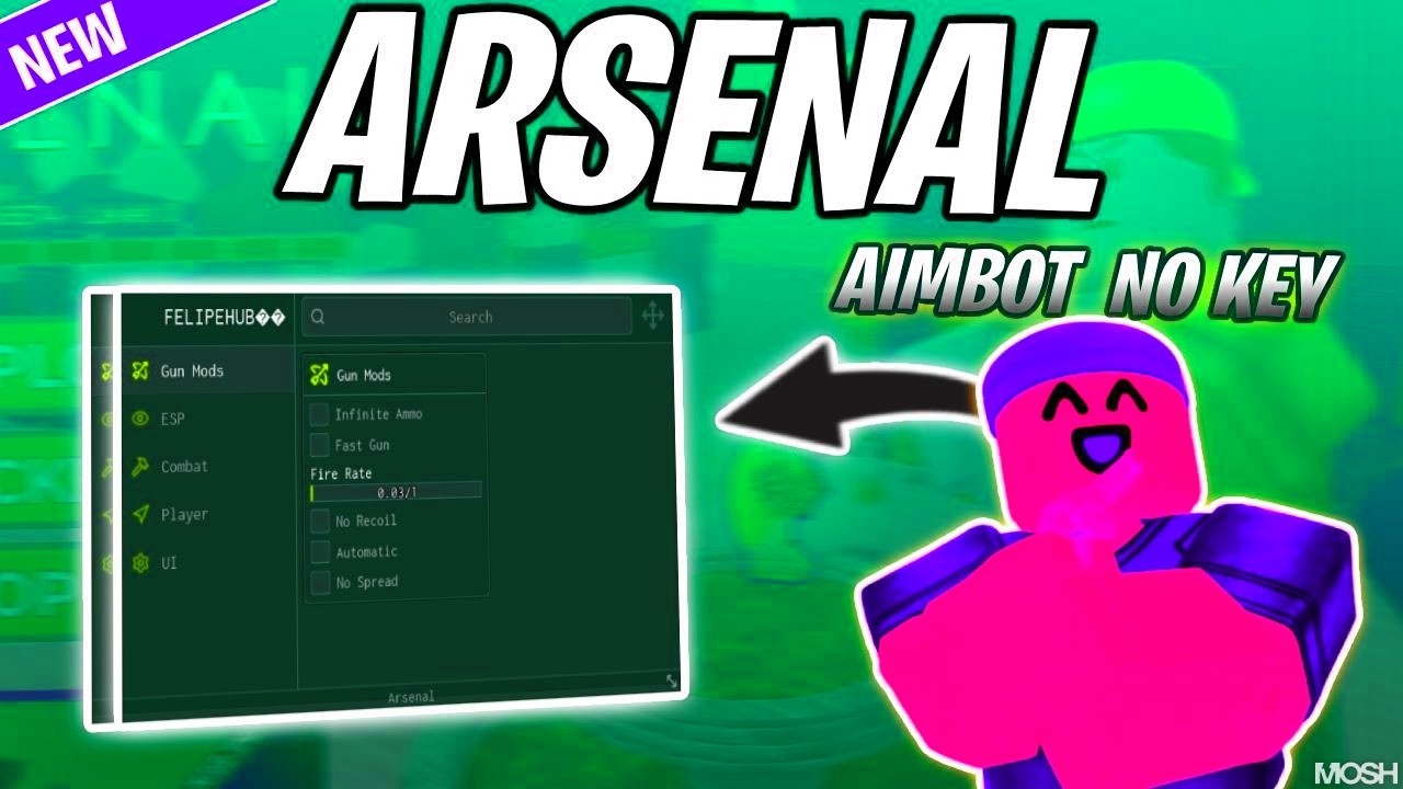 Roblox Arsenal Script | Arsenal Script Pastebin | AimBot + ESP ...
