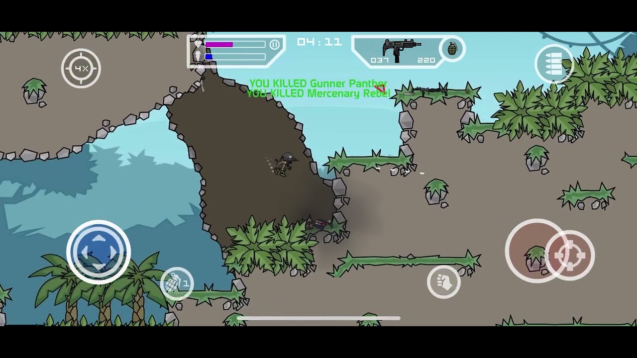 Mini Militia Game Mode 03 | Fight in Jungle #minimilitia - YouTube