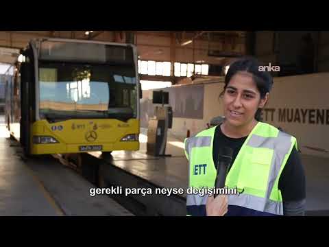 İETT’de bir ilk: Otobüslerin bakım-onarımı için kadın personel görevlendirildi