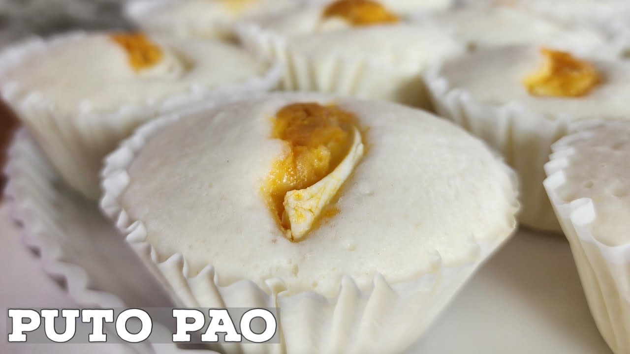 PUTO PAO with Chicken Filling & Salted Egg Toppings Recipe #sarapmsj # ...