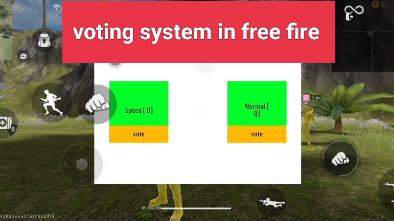 How to make voting system in free fire craftland - YouTube