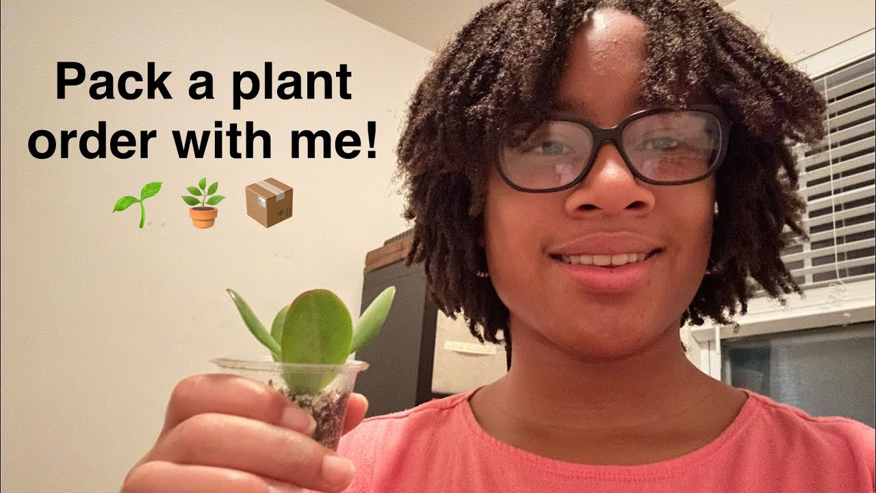 my first plant order packing video - YouTube