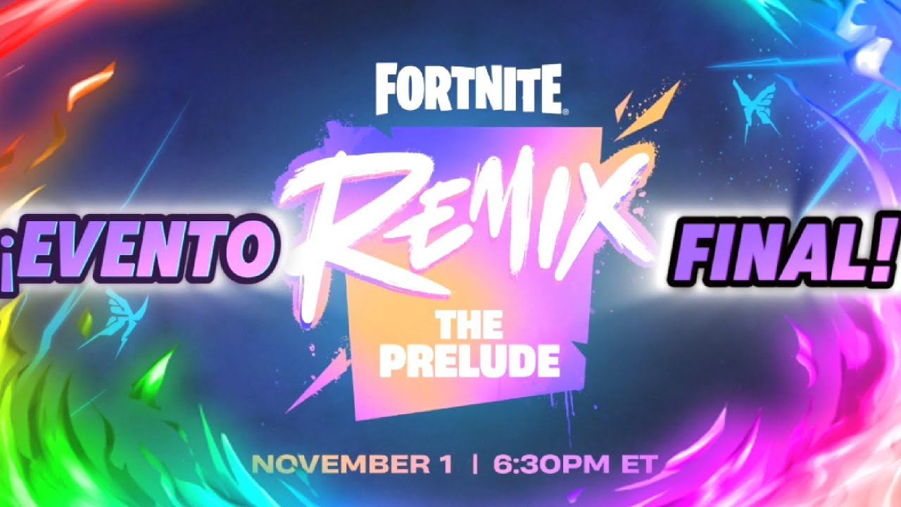 EVENTO FINAL Remix The Prelude Fortnite Con Subs En Directo - YouTube