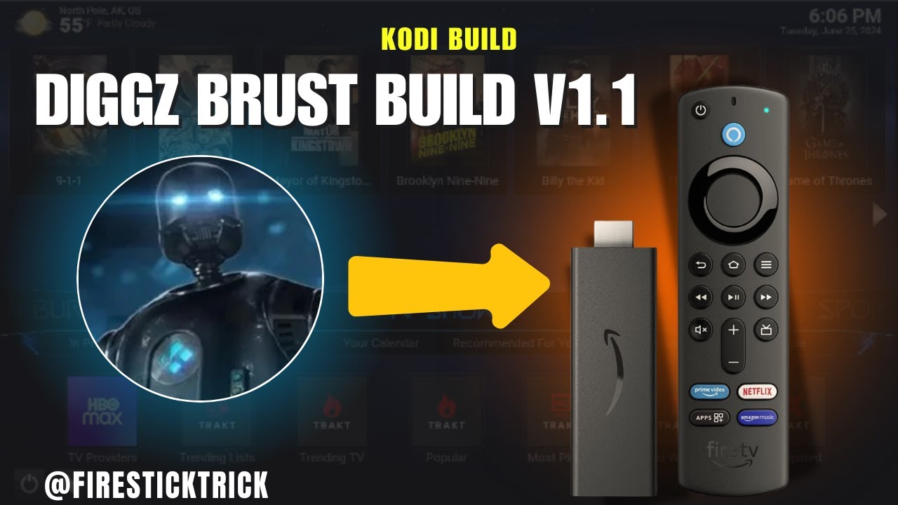 How to Install Diggz Burst Build V1.1 (2025) @FireStickTrick - YouTube