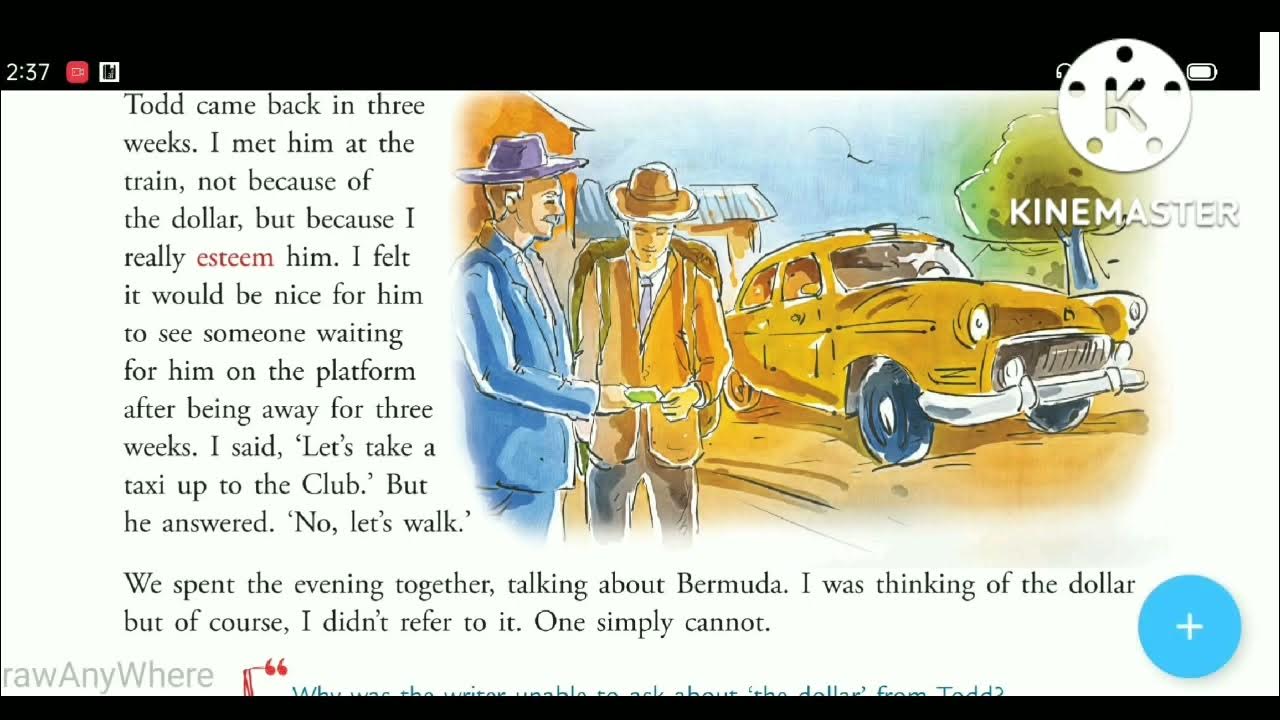 My Lost Dollar by Stephen Leacock | class 8 chapter 1 - YouTube