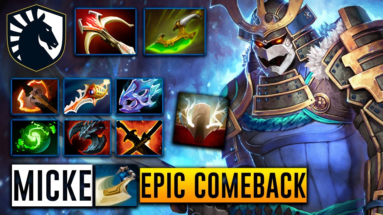 Liquid.Micke Sven Singapore Major MEGA Creeps Comeback Dota 2 Pro ...