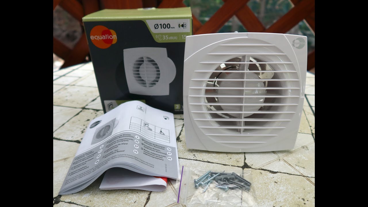 DIY EQUATION Fan Installation for Bathrooms and Kitchens from start to ...