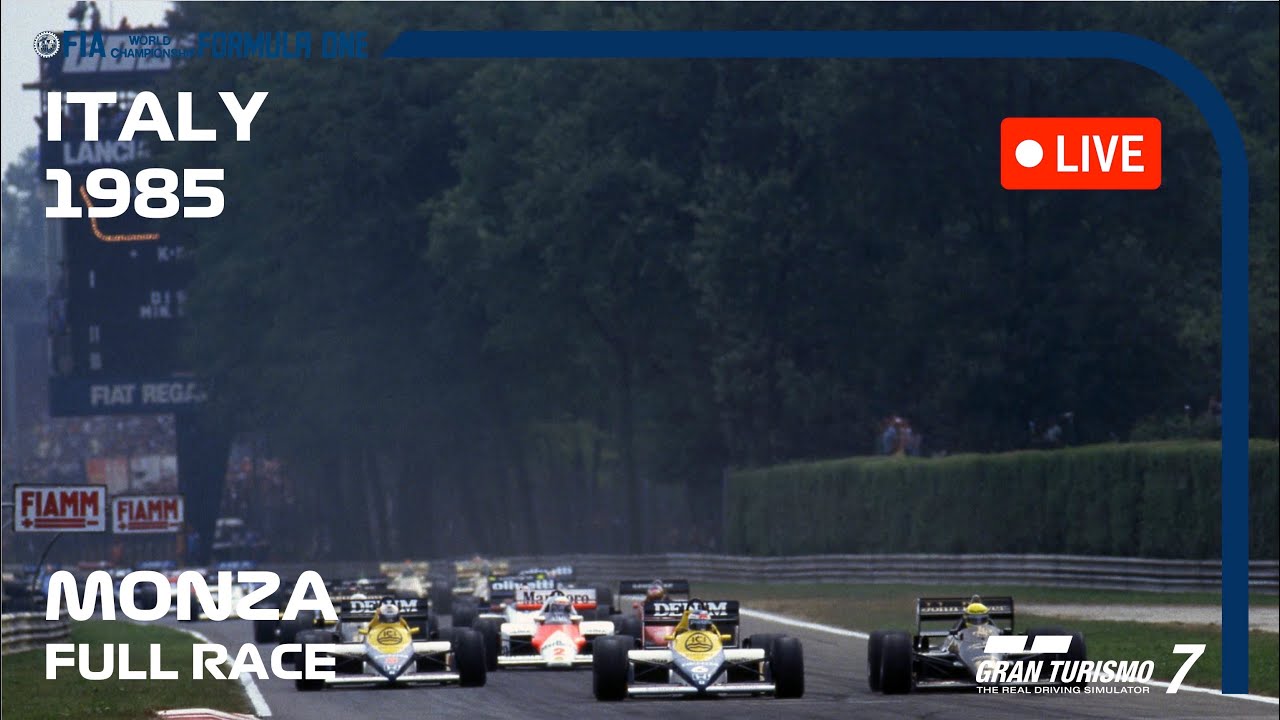 Gran Turismo 7 | 1985 | Formula 1 | Italian Grand Prix | Monza | Round ...
