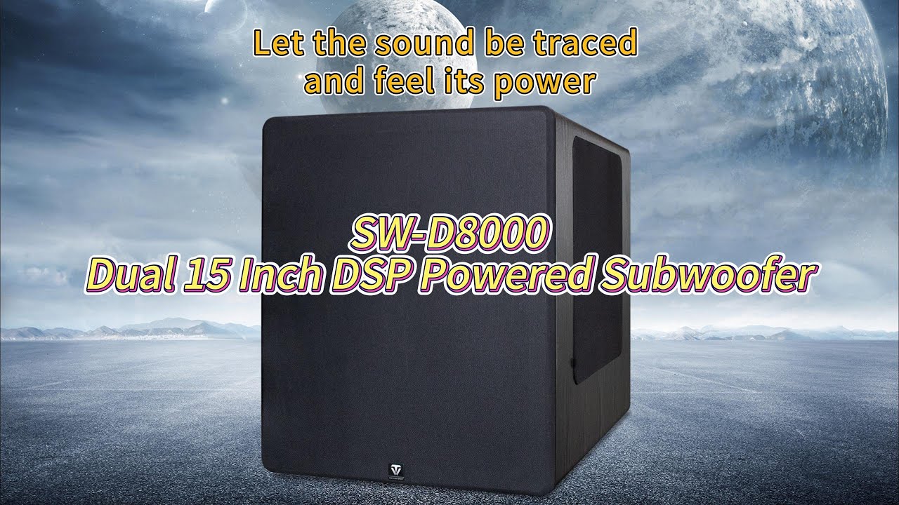 Visualization of sound, Tonewinner SW-D8000 dual 15 inch DSP powered ...