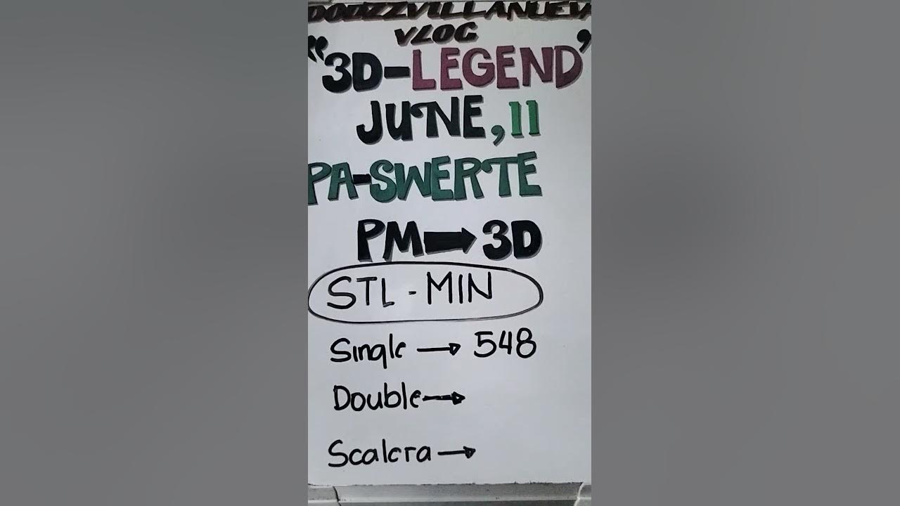 JUNE 11, 2023 STL MIN / VIS ALL DRAWS - YouTube