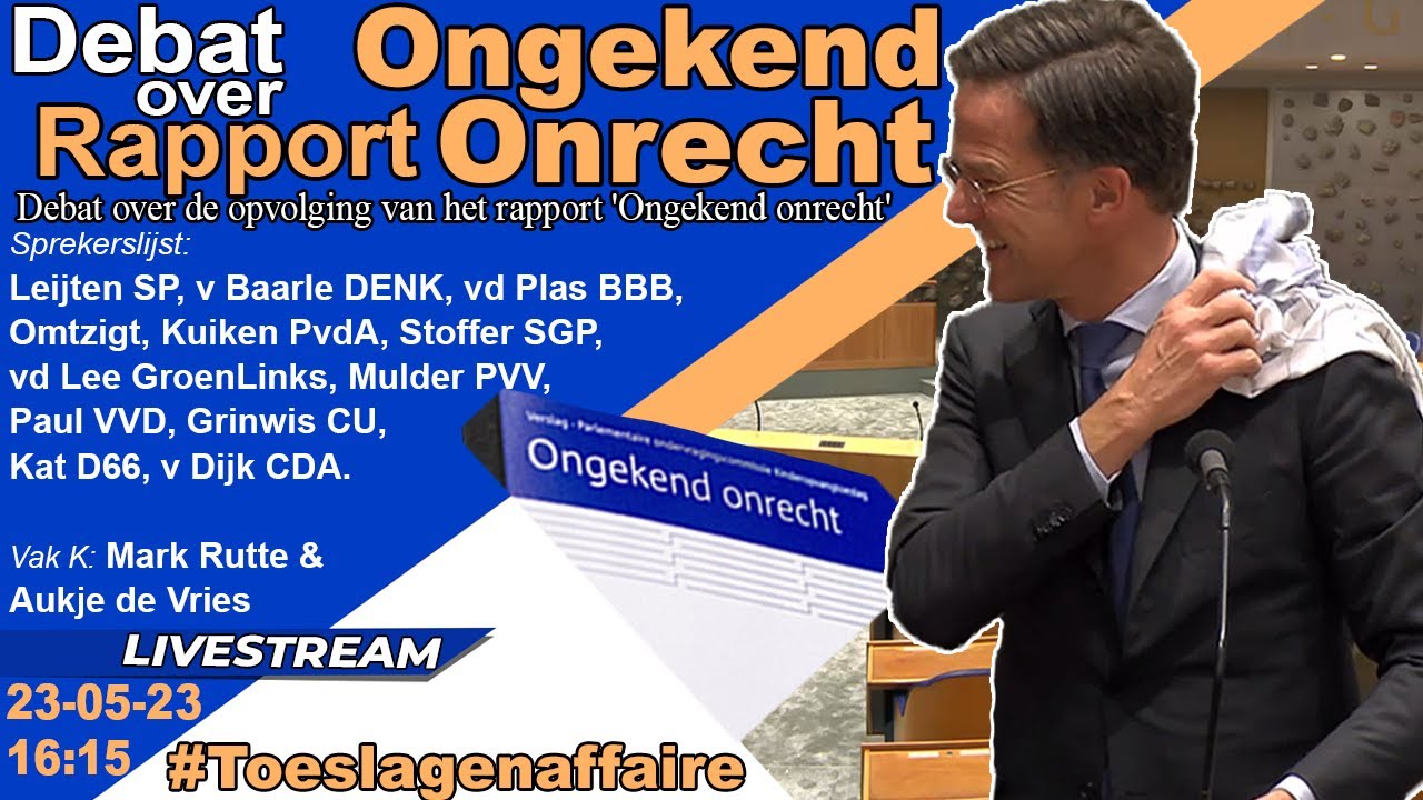 [Terugkijken] Debat over het rapport 'Ongekend onrecht ...