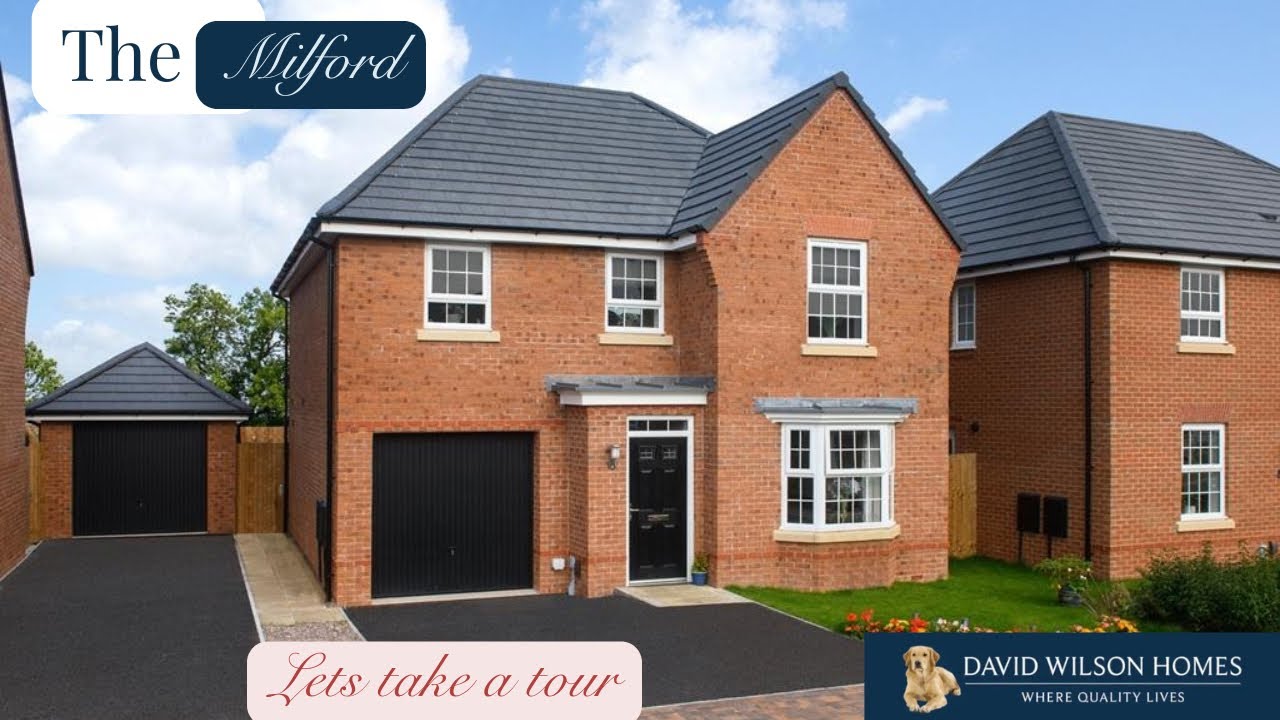 STUNNING😍 NEW HOME 4Bed New Build | Inside David Wilson Homes The ...
