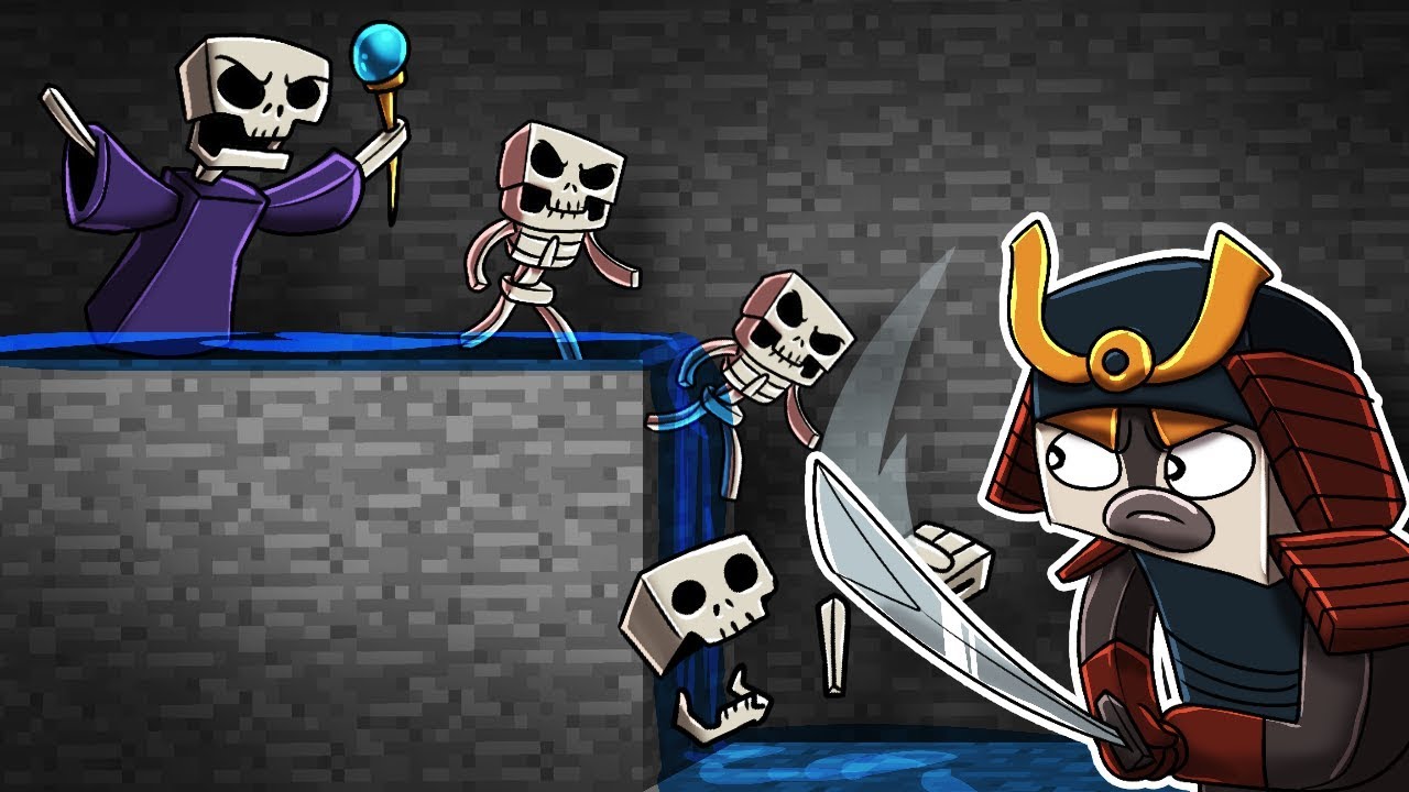 Crazy Minecraft - SECRET TO THE ULTIMATE MOB TRAP! (Samurai vs Monsters ...