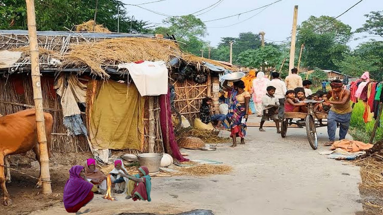 Traditional Life Of Poor People In India's UP || Uttar Pradesh Rural ...