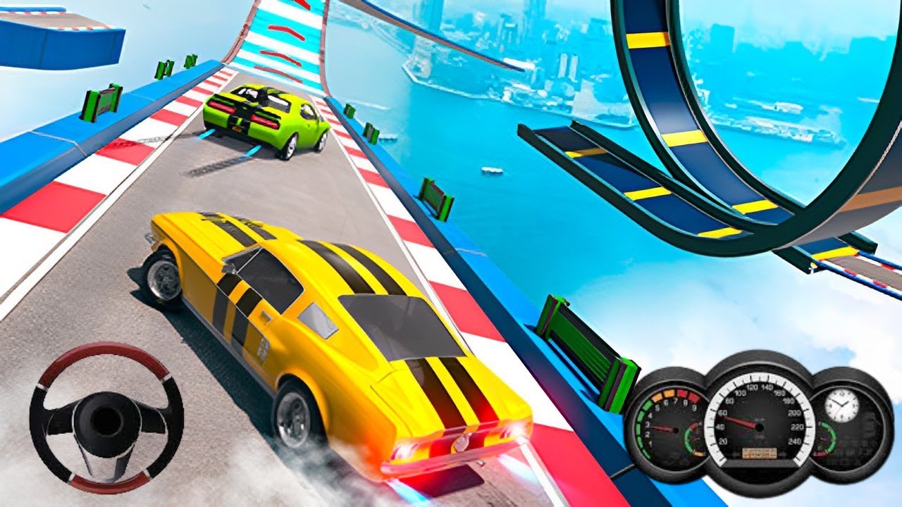 Impossible Cars Stunts Race Sport Car Rampage Racing Simulator 2023 ...