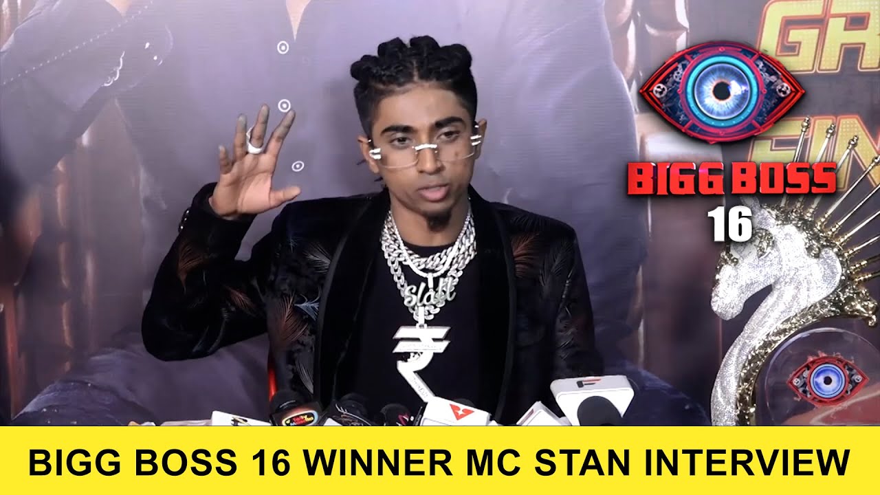 Bigg Boss 16 MC Stan Winner Interview - Bigg Boss 16 Finale - Colors ...
