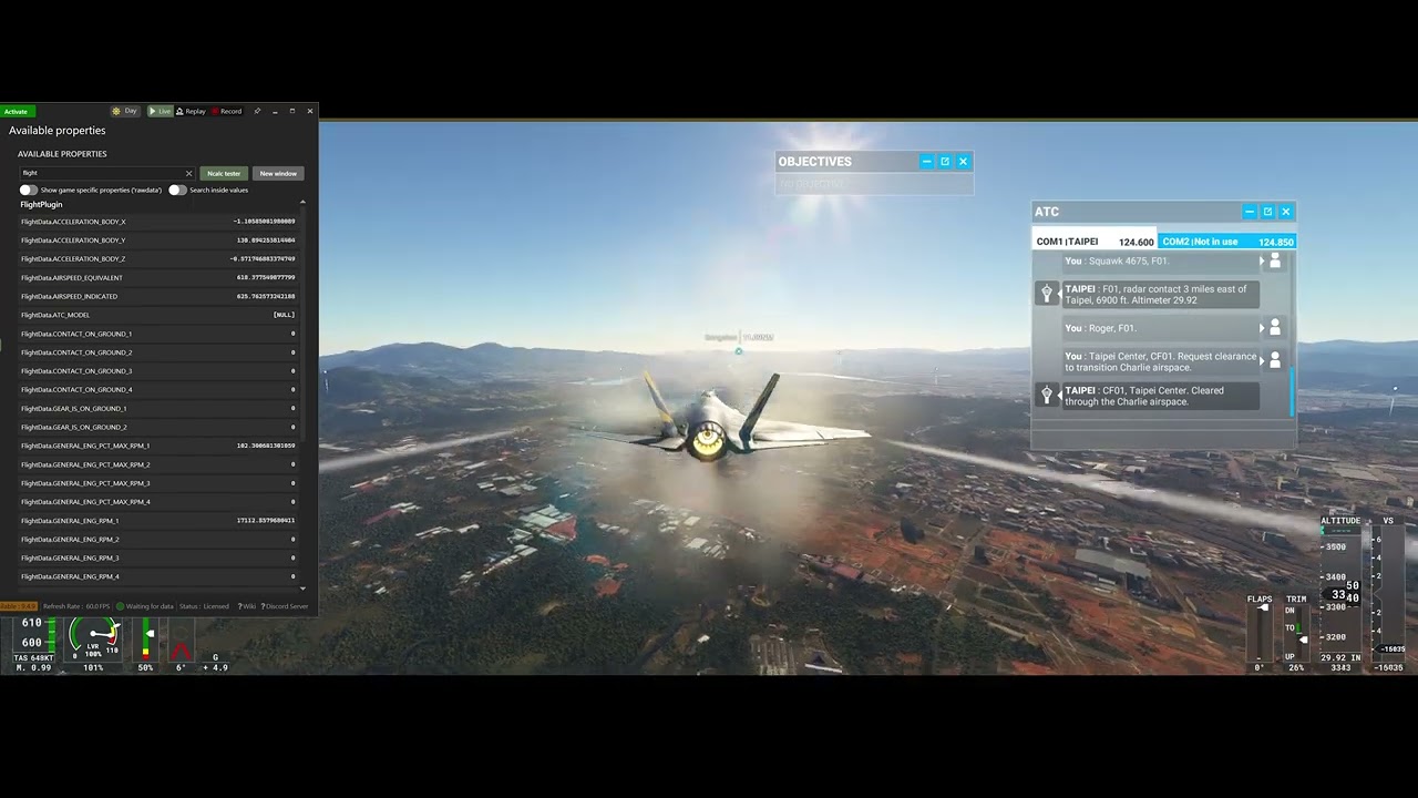 Simhub MSFS Plugin reading Trial2 - YouTube