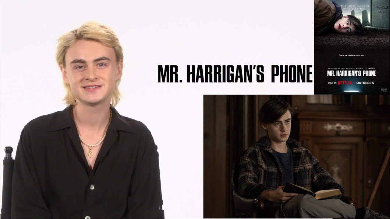 Jaeden Martell Talks about MR. HARRIGAN'S PHONE & Stephen King - YouTube