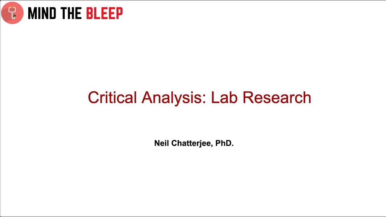 Critical Analysis: Lab-based Research - YouTube