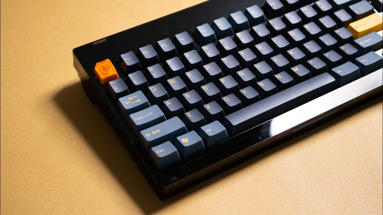 Sound Check - Acrylic Keyboard "Captain Cheetah" w/ Lubed Everglide ...