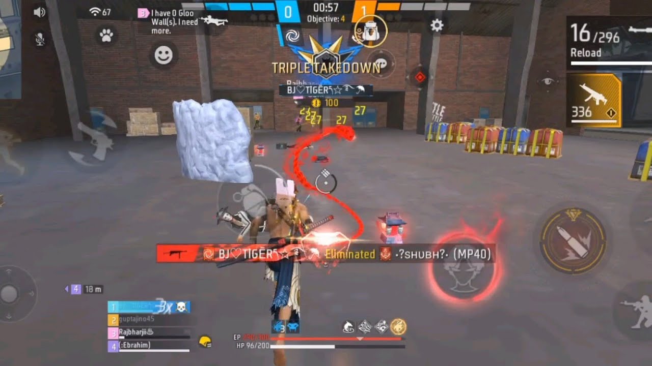 Free Fire 4v4 CS Rank Match Full Gameplay Highlights - YouTube
