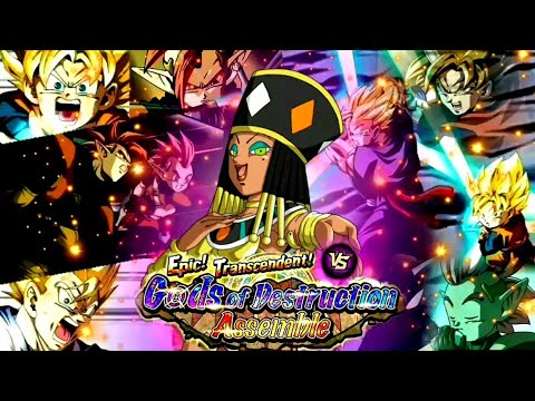 *VS HELES* EPIC! TRANSCENDENT! GODS OF DESTRUCTION ASSEMBLE EVENT - DBZ ...