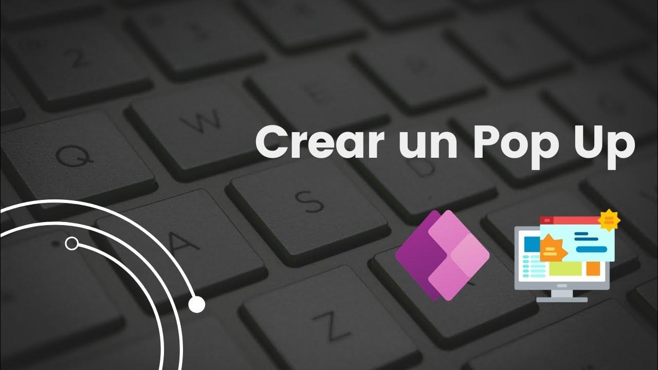 Cómo hacer un Pop Up en Power Apps - YouTube