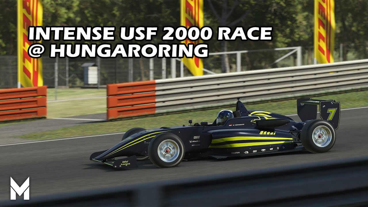 USF 2000 Championship at the Hungaroring | iRacing (VR) - YouTube