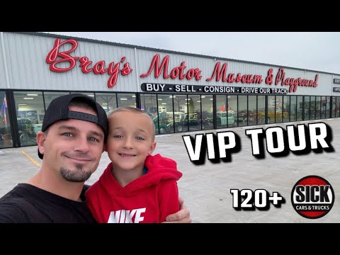 Bray’s Motor Museum and Playground - VIP Tour 120+ Vehicles! - YouTube