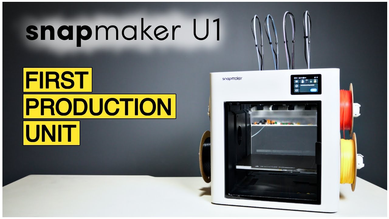 This is the REAL Snapmaker U1 – Not a Beta - YouTube