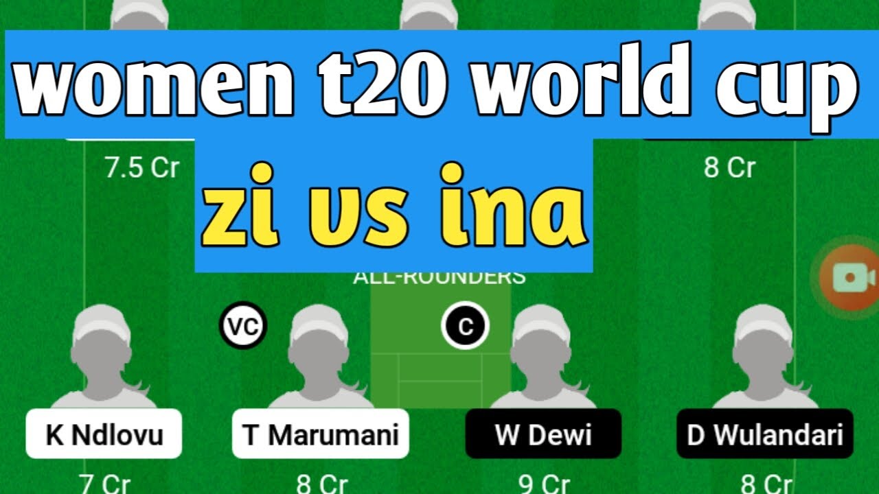 zi vs Ina|zi vs Ina dream 11 today team prediction - YouTube