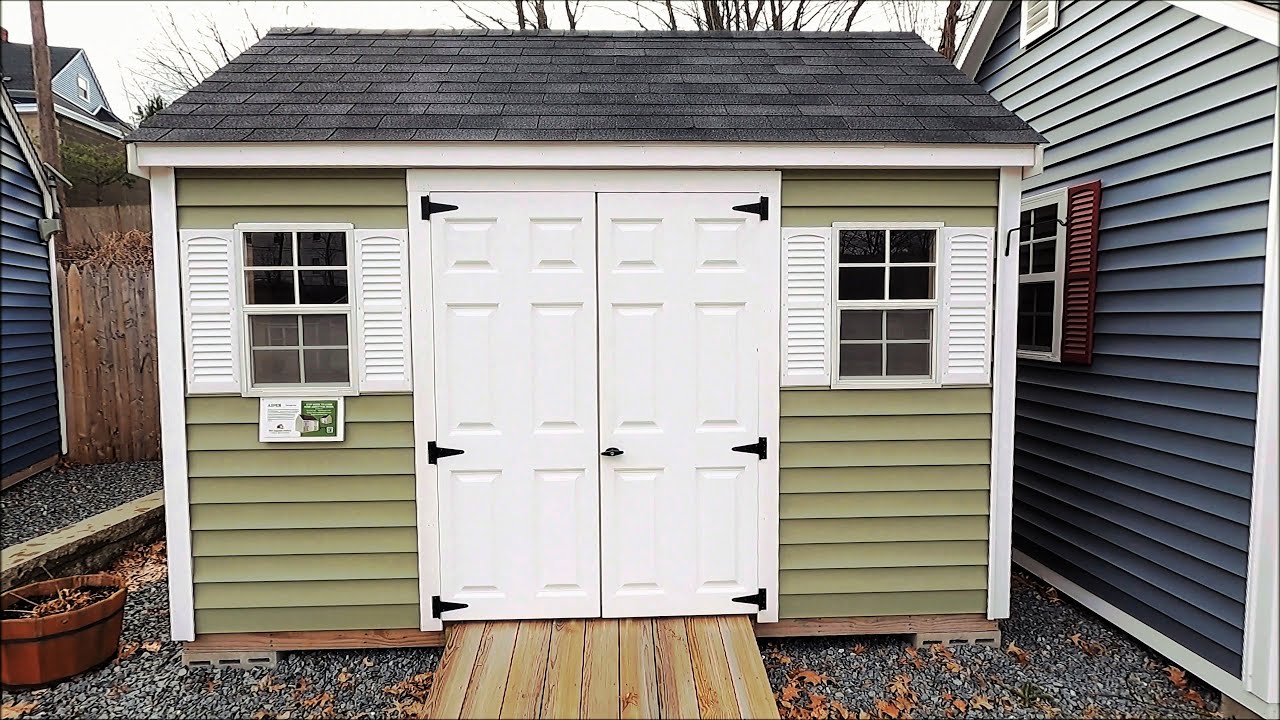 💙💙8x12 SHED | SHE SHED | MAN CAVE | STORAGE IDEAS | VIRTUAL SHED TOUR ...