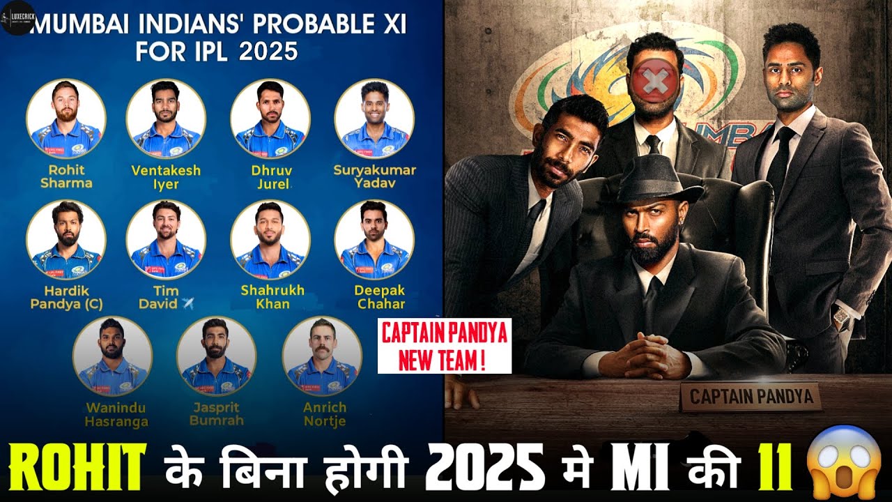 IPL 2024 MI : Probable Playing 11 Of MI for IPL 2025 😱 | Philip Salt in ...