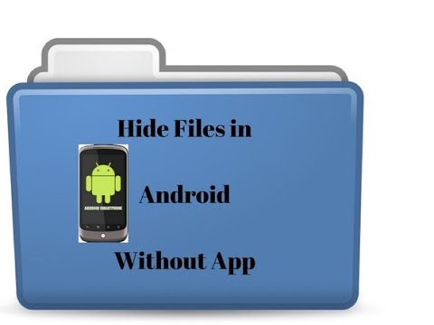 Hide Files In Android Without Using Any Apps | Simple Trick - YouTube